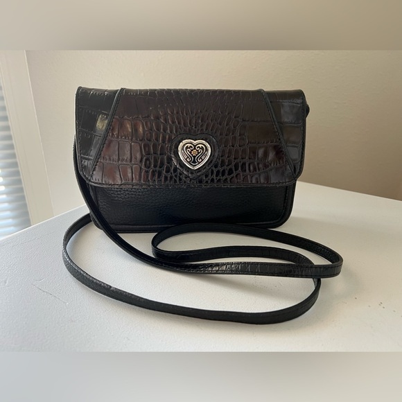 Brighton | Bags | Brighton Convertible Crossbody Clutch Black Leather Small Lightweight | Poshmark